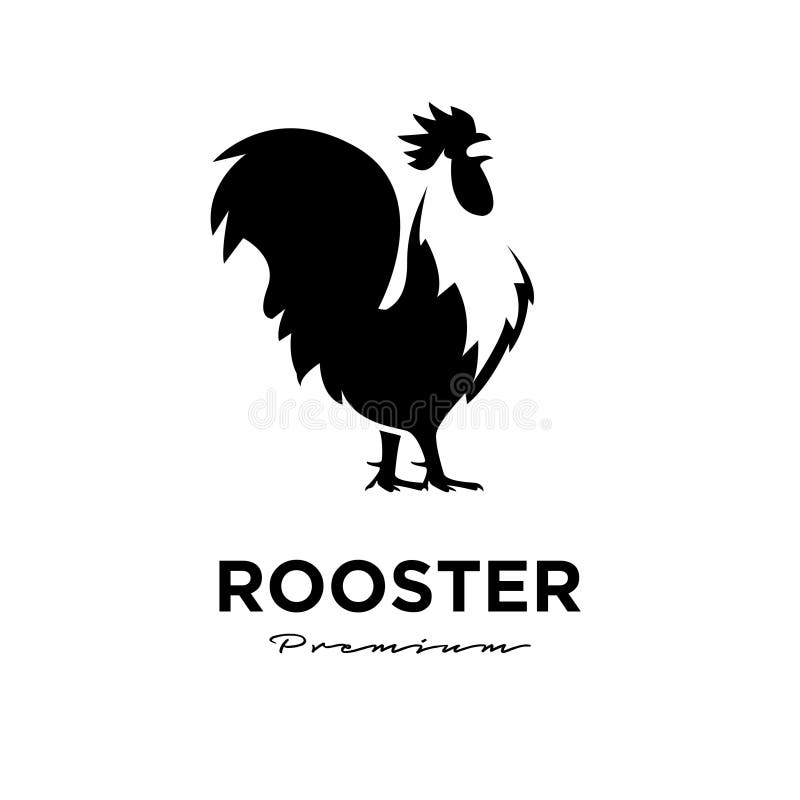 Crowing Rooster Head Logo Stock Illustrations – 75 Crowing Rooster Head ...
