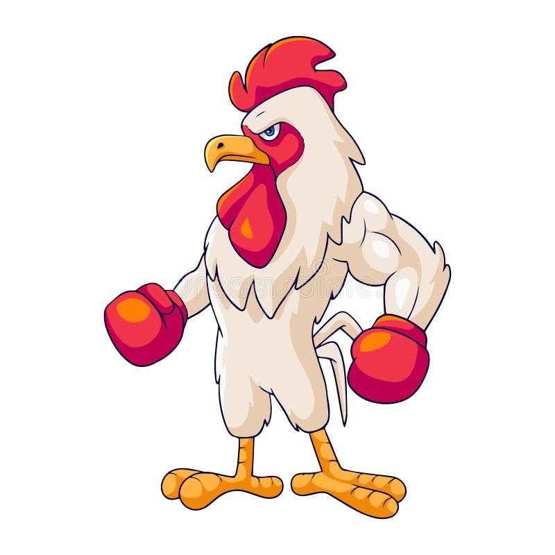 Cartoon Boxing Rooster Stock Illustrations – 54 Cartoon Boxing Rooster ...