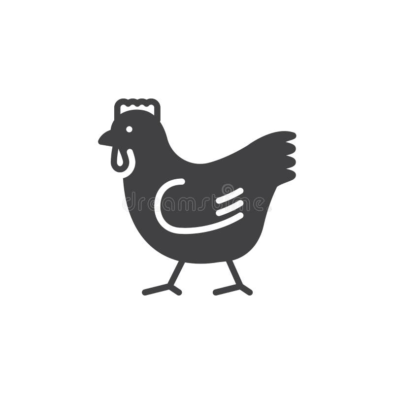 Rooster pictogram stock illustration. Illustration of strong - 556109