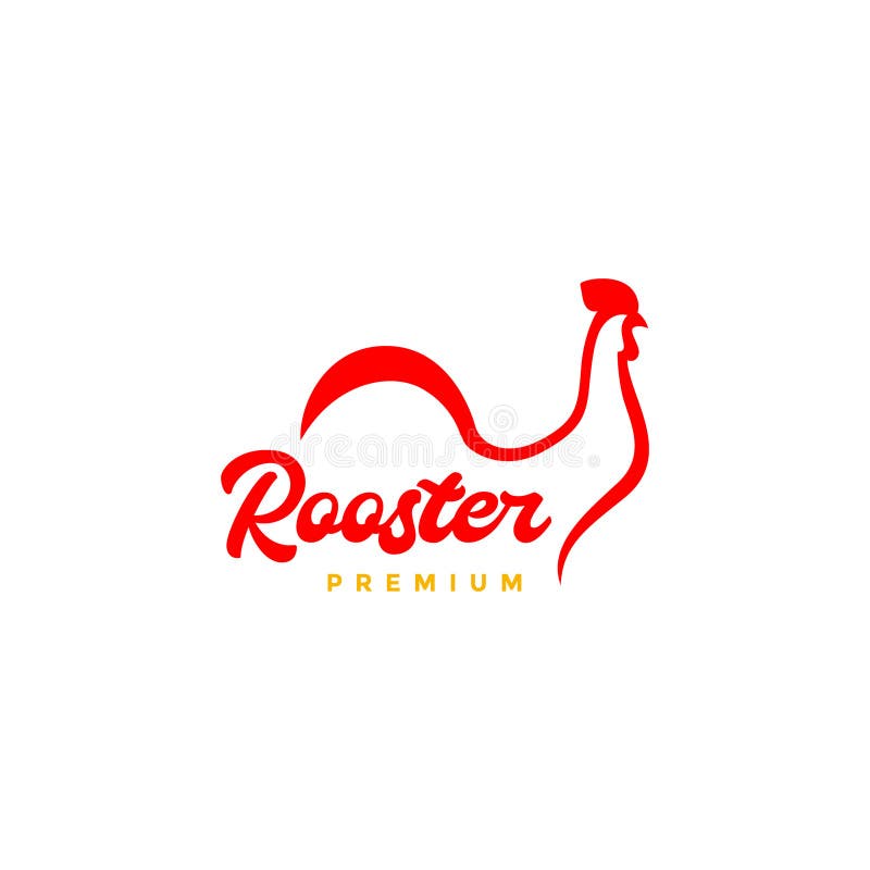 Rooster Chicken Poultry Modern Shape Logo Design Vector Icon ...