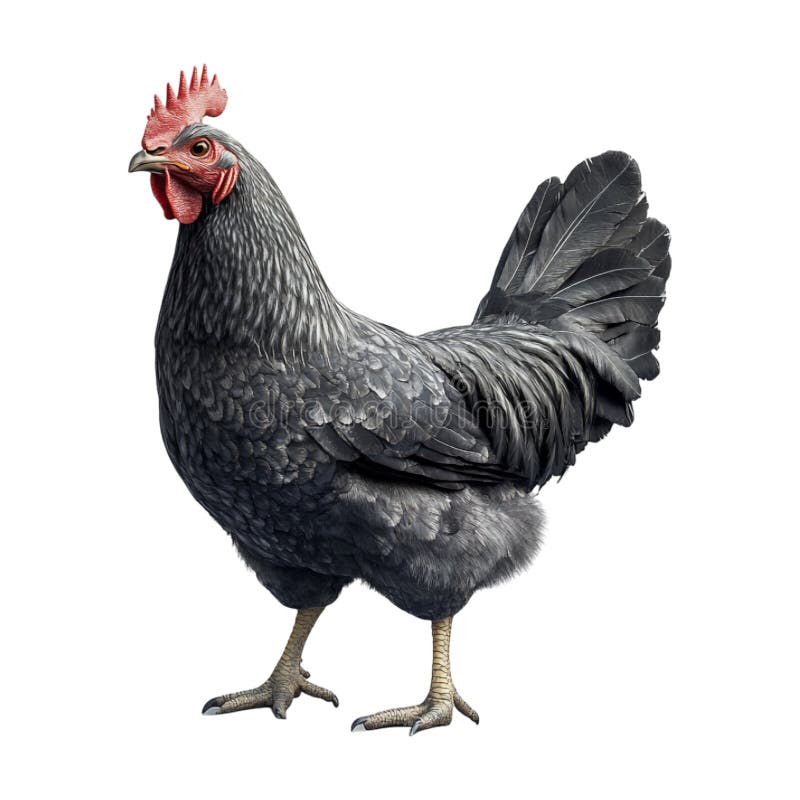 Rooster Chicken on Transparent Background - Ai Generated Stock ...