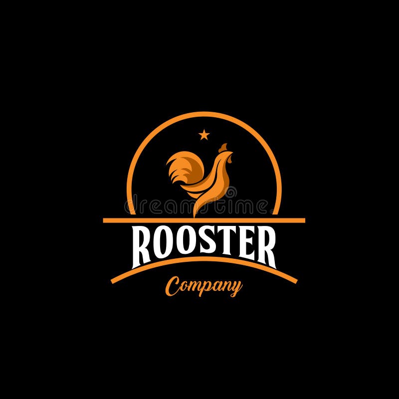 Rooster Company Logo Vector Template Design Illustration Ilustración ...