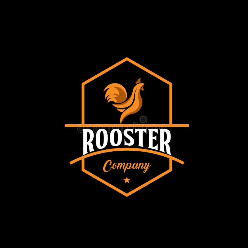 Rooster Company Logo Vector Template Design Illustration Stock Vector ...