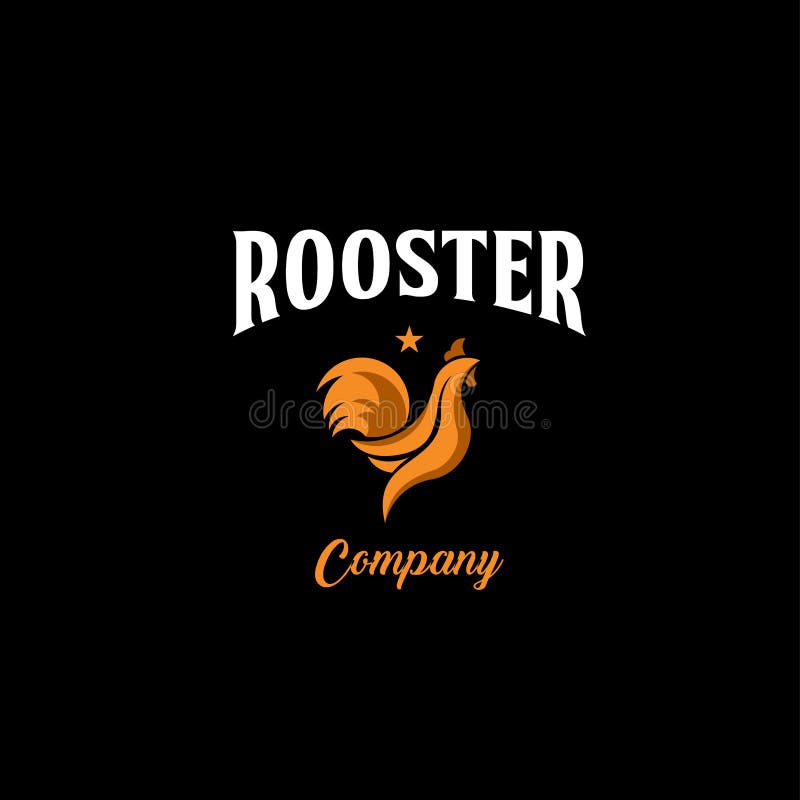 Rooster Company Logo Vector Template Design Illustration Stock Vector ...