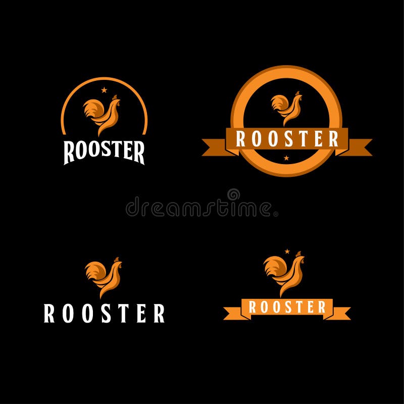 Rooster Company Logo Vector Template Design Illustration Stock Vector ...
