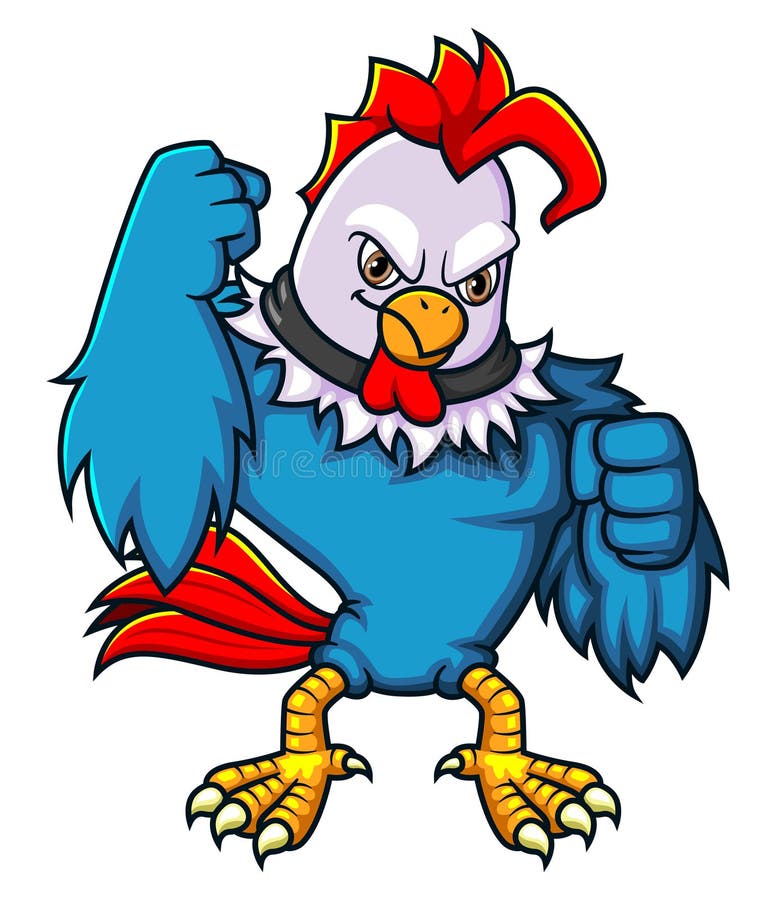 Aggressive Chicken Fighter Stock Illustrations – 98 Aggressive Chicken ...