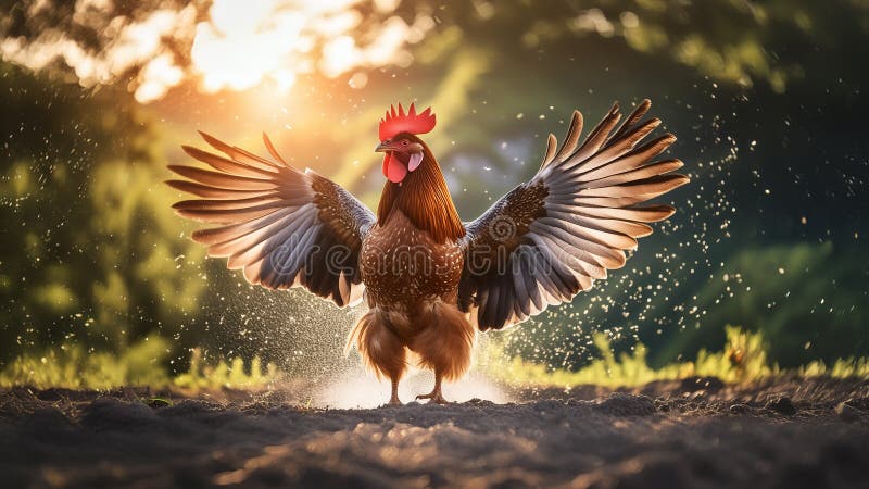 Rooster Flaps Stock Illustrations – 10 Rooster Flaps Stock ...