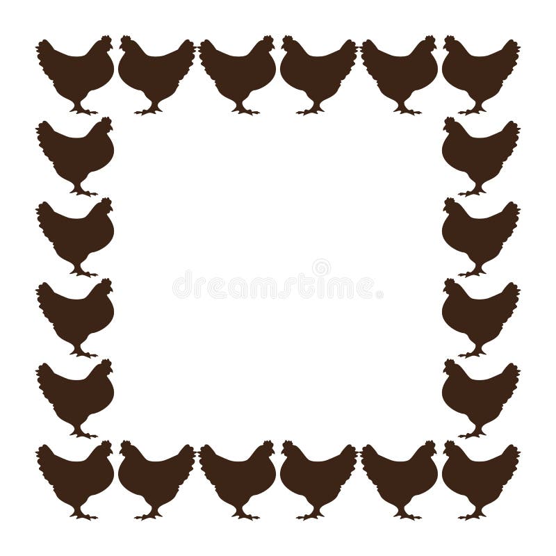 Rooster Frame Stock Photo - Image: 61756208