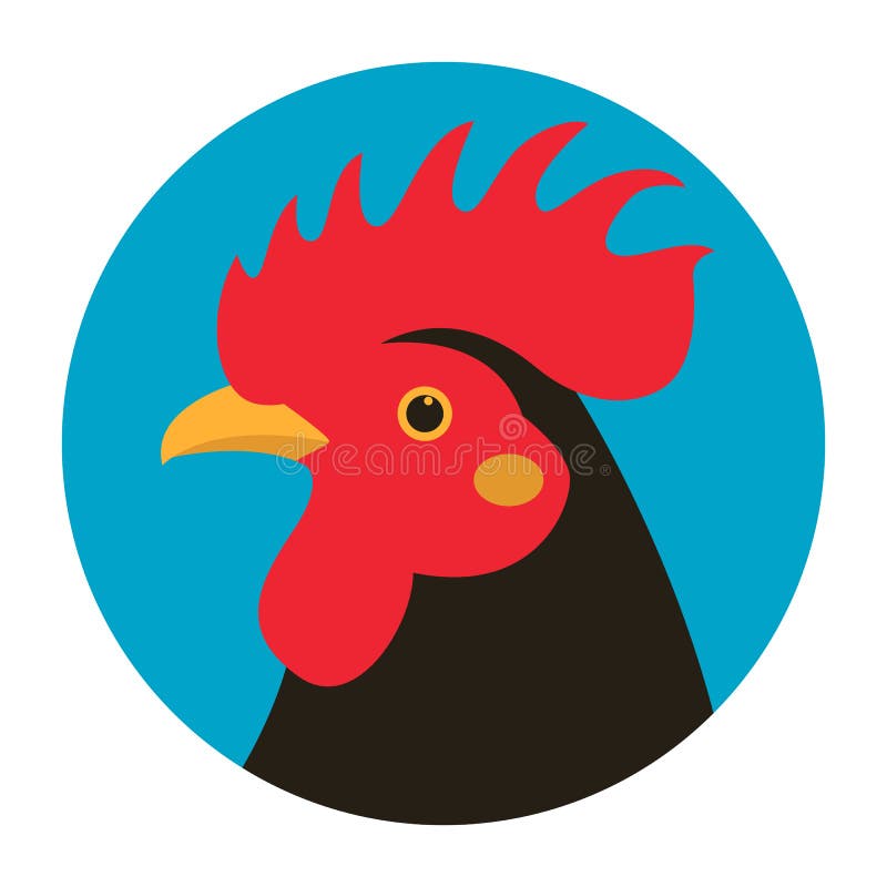 Side Profile Beautiful Rooster Stock Illustrations – 56 Side Profile ...
