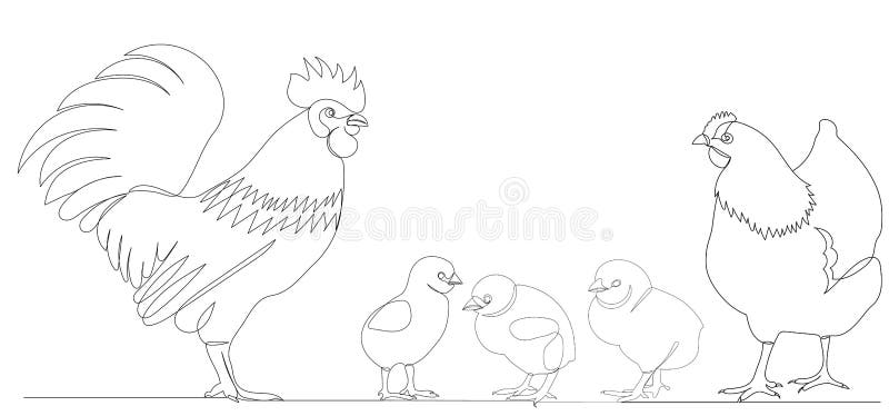 Hen One Line Stock Illustrations – 423 Hen One Line Stock Illustrations ...