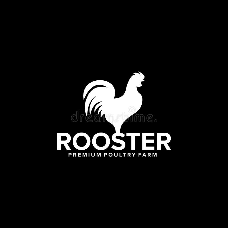 Rooster Icon Logo Design Template Stock Vector - Illustration of ...