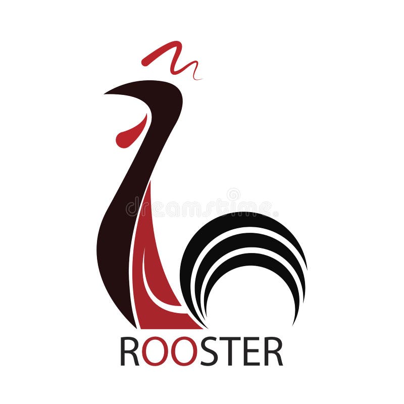 Rooster Icon. Rooster Logo. Vector Illustration Stock Vector ...