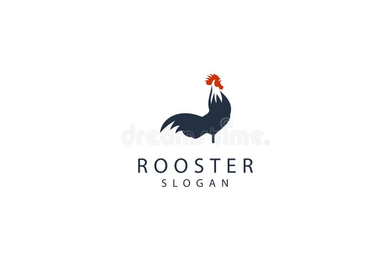 Rooster Icon Template Design Vector Icon Illustration. Stock Vector ...