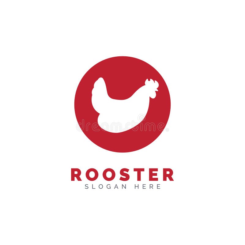 Rooster Icon Template Design Vector Icon Illustration. Stock Vector ...