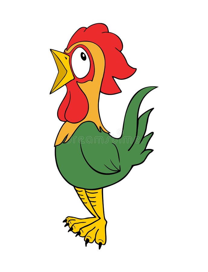 Rooster illustration stock vector. Illustration of head - 109007246
