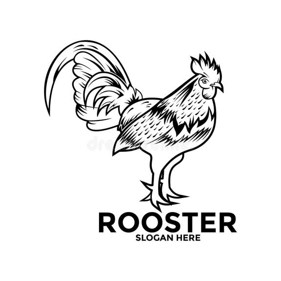 Rooster Logo Design Vector, Roster Icon Logo Template Stock Vector ...