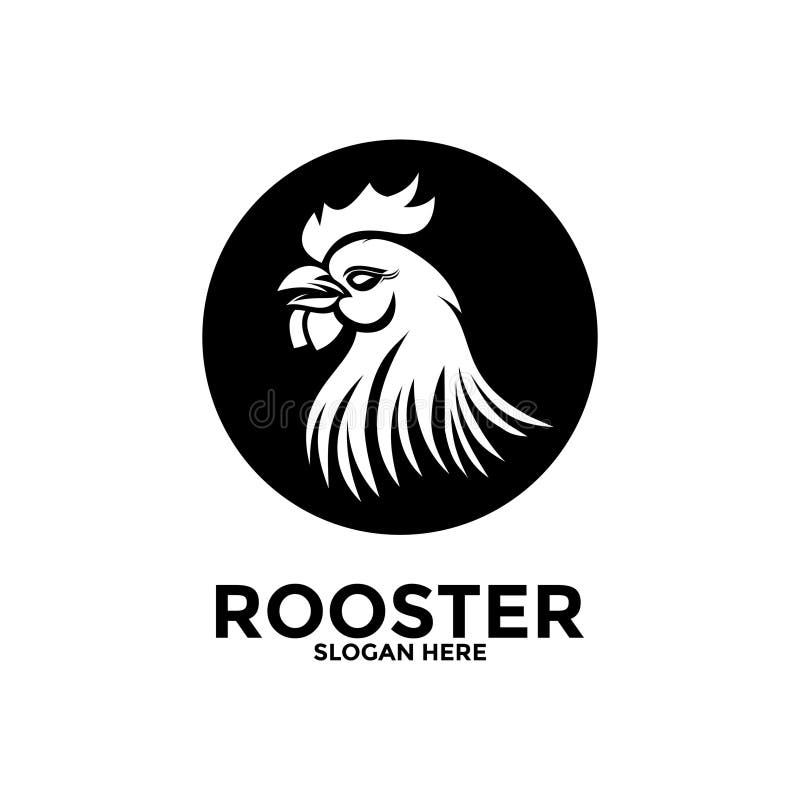 Rooster Logo Design Vector, Roster Icon Logo Template Stock Vector ...