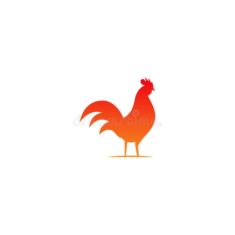 Rooster Logo Design Vector Graphics Stock Vector - Illustration of ...