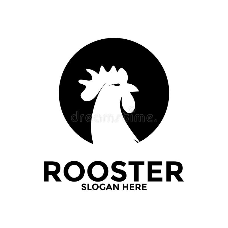 Rooster Logo Design Vector, Roster Icon Logo Template Stock Vector ...
