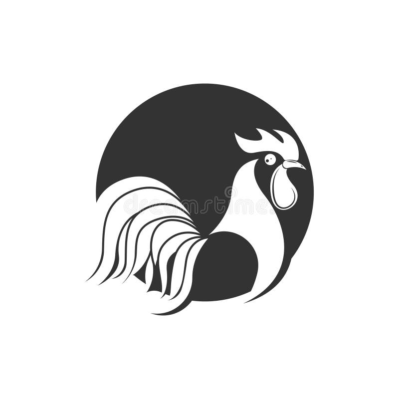 Rooster Logo Icon Vector and Symbol Template Stock Vector ...