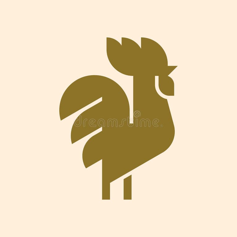 Rooster Logo stock vector. Illustration of mammal, zebra - 259982753