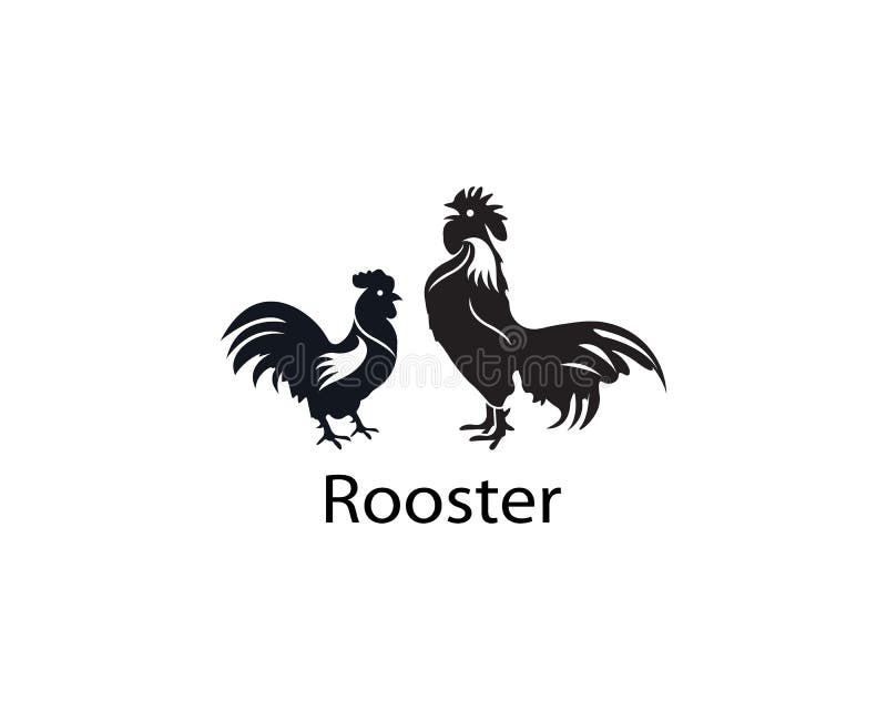 Rooster Logo Template Design Stock Illustration - Illustration of ...