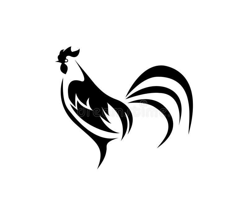 Rooster Logo Vector Icon, Creative Modern Simple Logo Stock ...