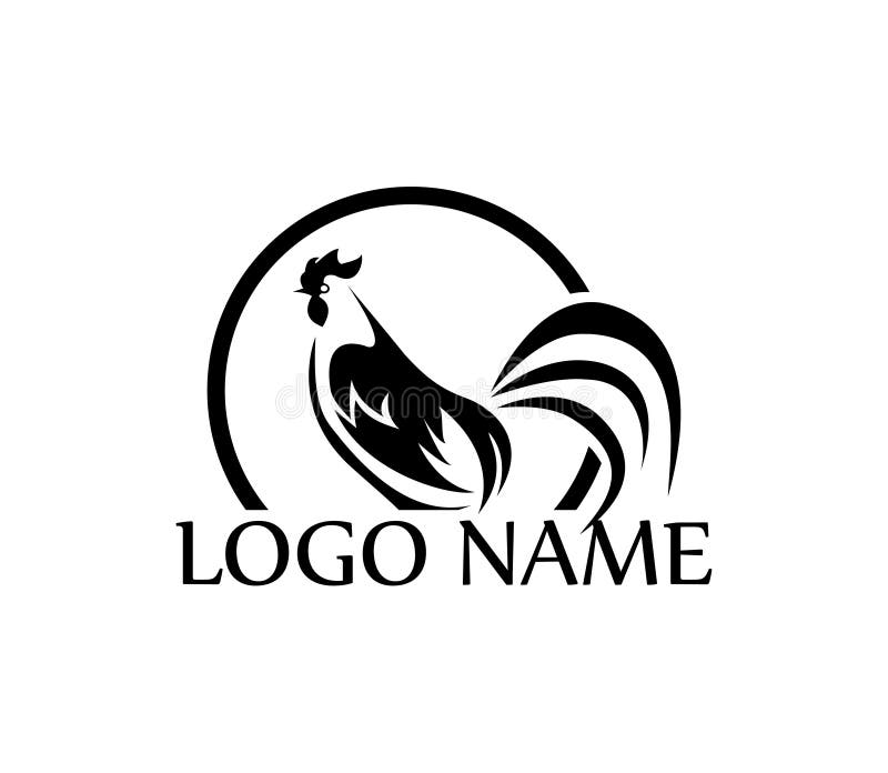 Rooster Logo Vector Icon, Creative Modern Simple Logo Stock ...