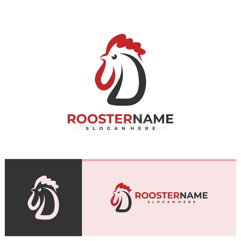 Rooster Logo Vector Template, Creative Rooster Head Logo Design ...