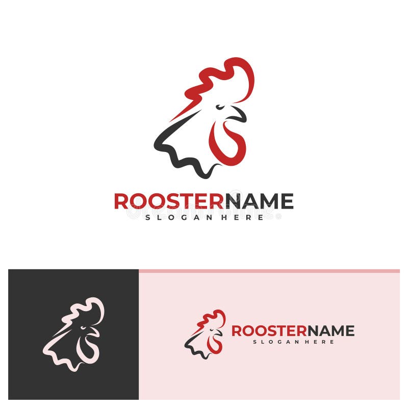 Rooster Logo Vector Template, Creative Rooster Head Logo Design ...