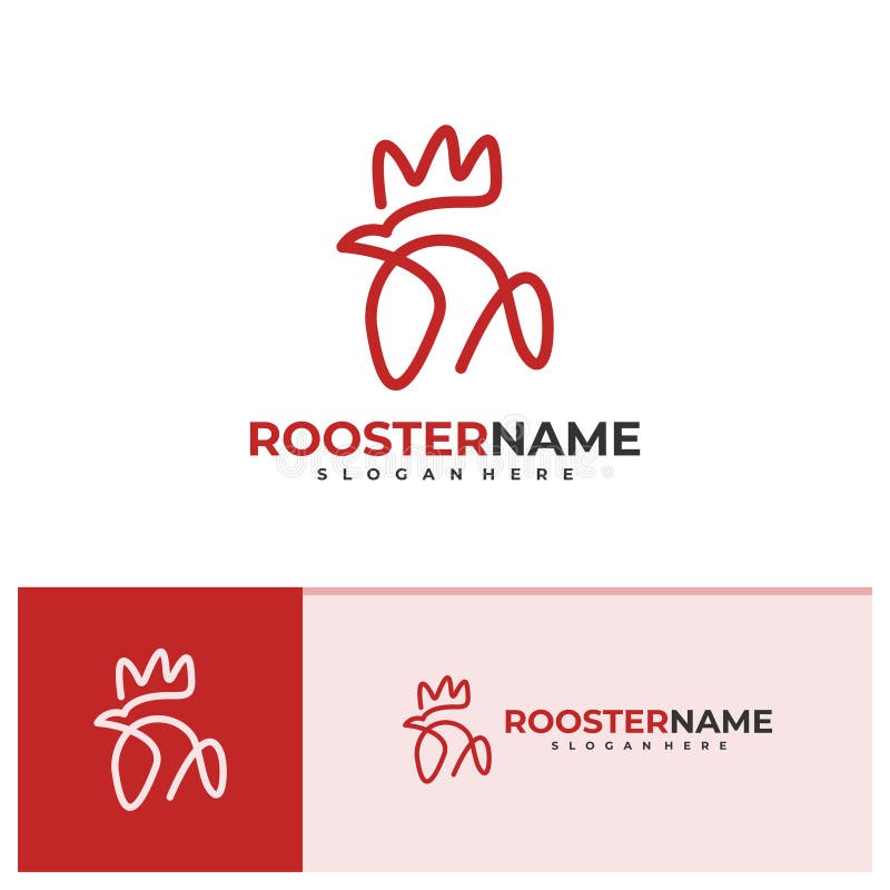 Rooster Logo Vector Template, Creative Rooster Head Logo Design ...