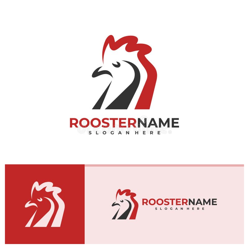 Rooster Logo Vector Template, Creative Rooster Head Logo Design ...