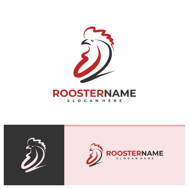 Rooster Logo Vector Template, Creative Rooster Head Logo Design ...
