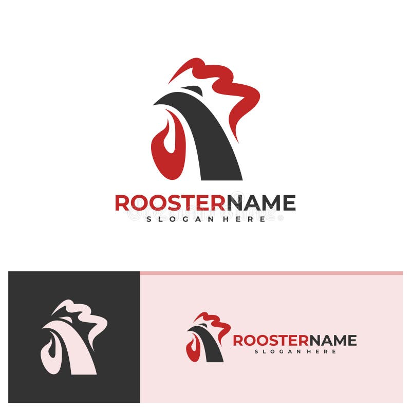 Rooster Logo Vector Template, Creative Rooster Head Logo Design ...