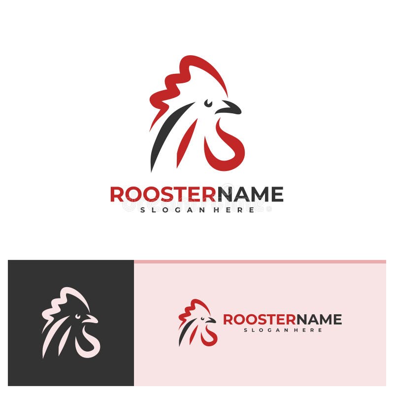 Rooster Logo Vector Template, Creative Rooster Head Logo Design ...
