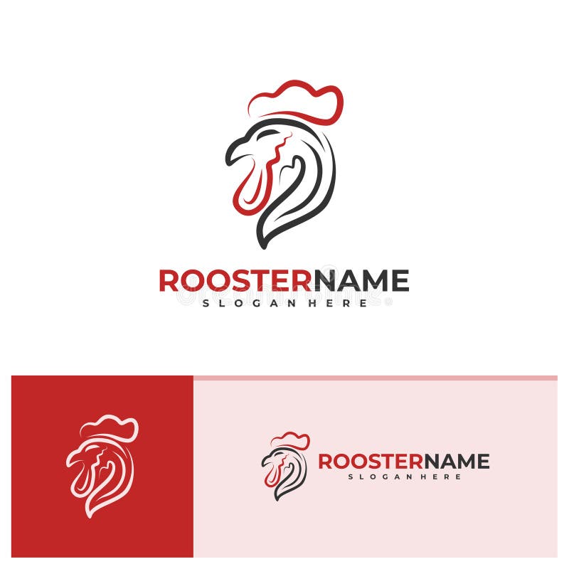 Rooster Logo Vector Template, Creative Rooster Head Logo Design ...