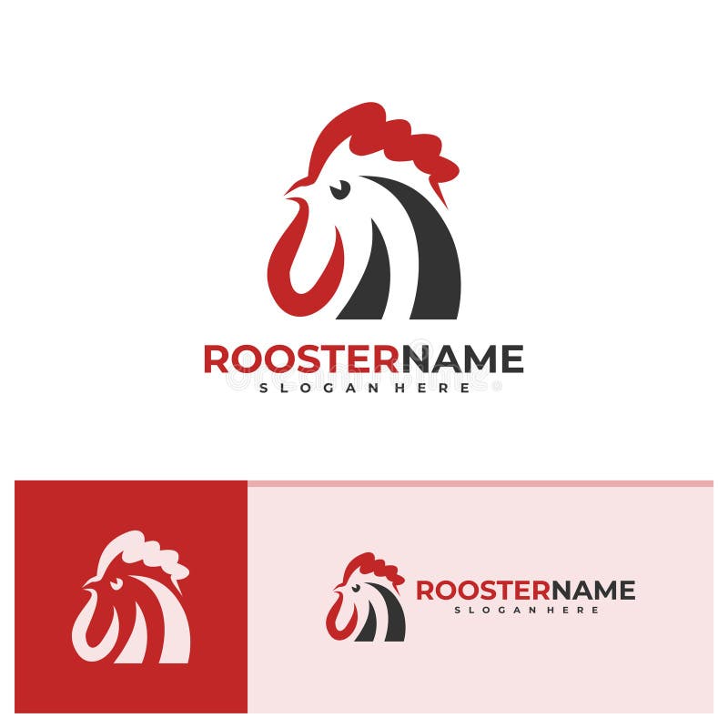 Rooster Logo Vector Template, Creative Rooster Head Logo Design ...