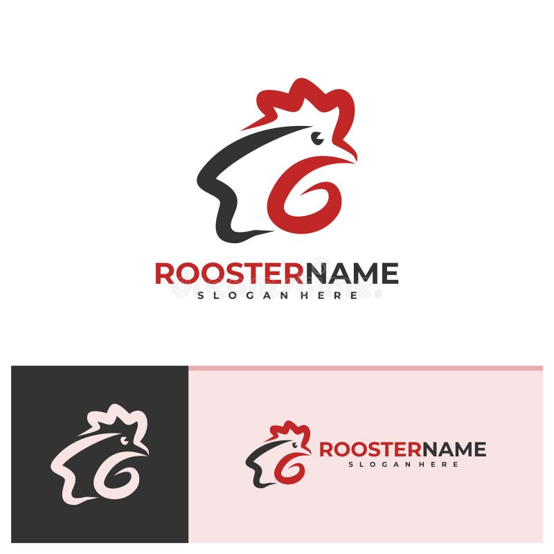 Rooster Logo Vector Template, Creative Rooster Head Logo Design ...