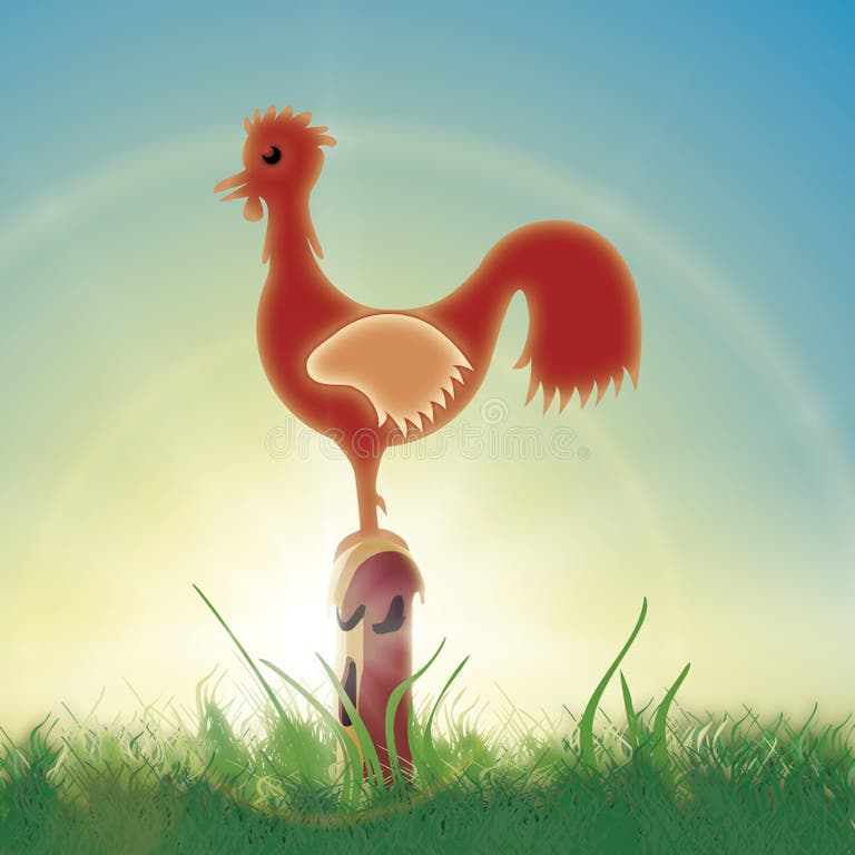 Morning Rooster Stock Illustrations – 4,327 Morning Rooster Stock ...