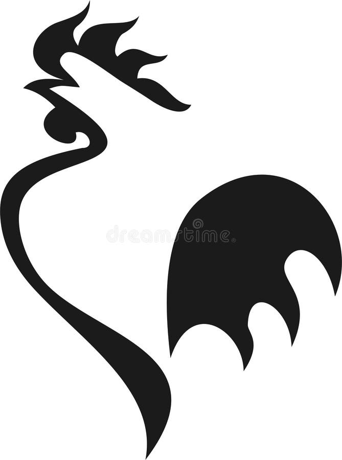 Rooster pictogram stock illustration. Illustration of strong - 556109