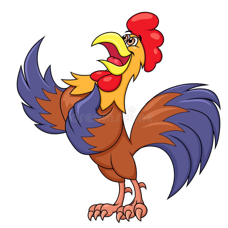 Silly Rooster Clip Art