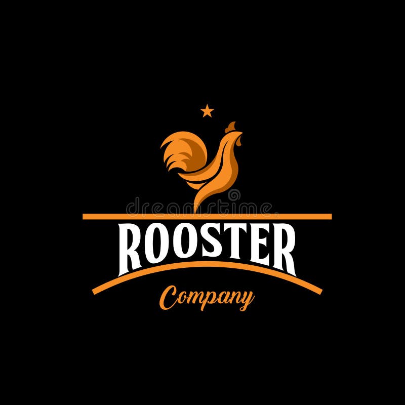 Rooster Company Logo Vector Template Design Illustration Stock Vector ...