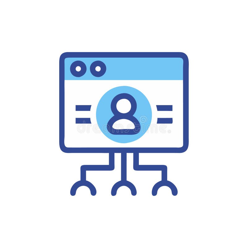 Root Account Icon for System Management Stock Image - Illustration of ...