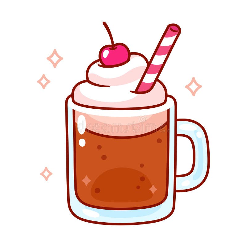 Root Beer Float Stock Illustrations – 193 Root Beer Float Stock ...