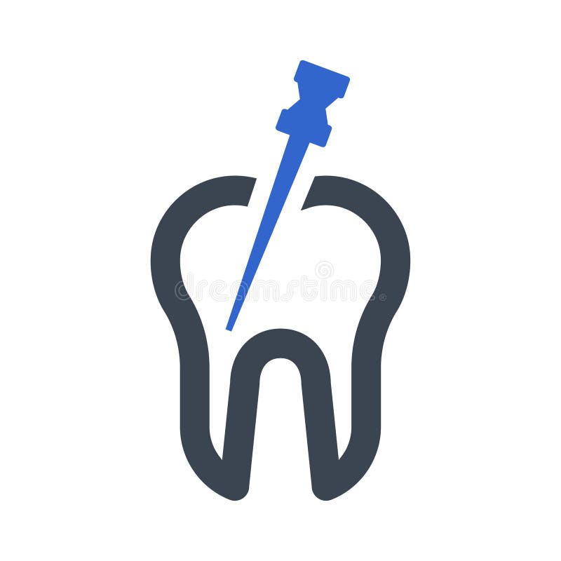 Root Canal Icon Stock Vector Illustration Of Symbol 263141824