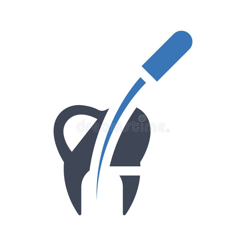 Root canal icon stock vector. Illustration of service - 262706796