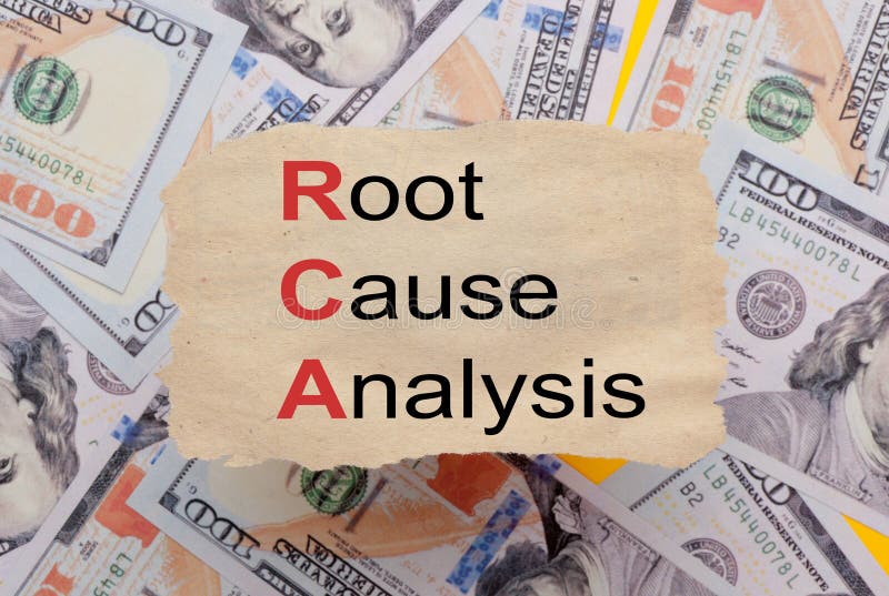 Root Cause Analysis (RCA) stock photo. Image of achieve - 287195154