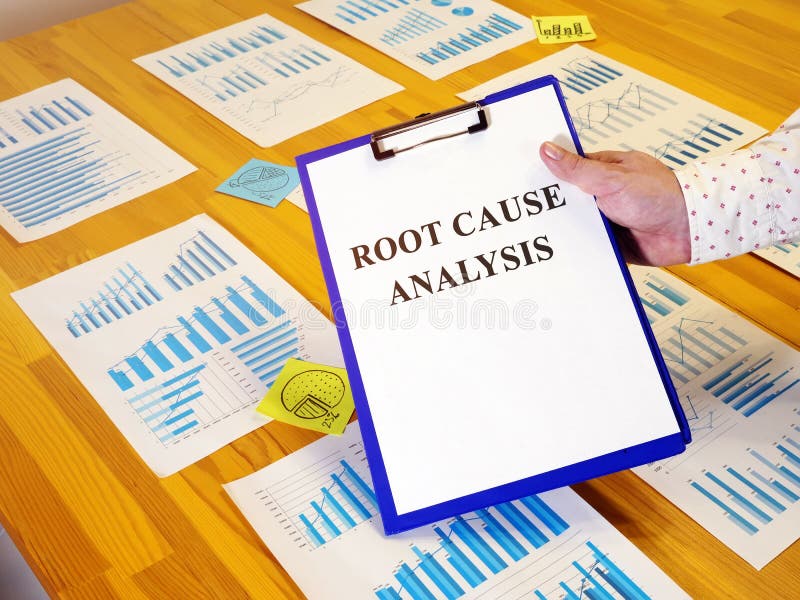 Root Cause Analysis RCA Report and Charts Stock Image - Image of ...