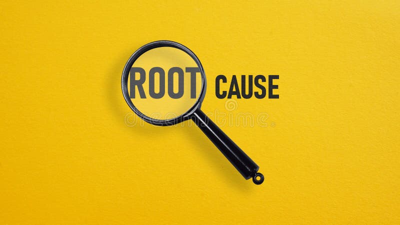 Root Cause Analysis RCA is Shown Using the Text Stock Image - Image of ...