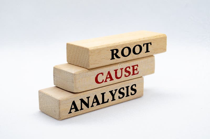 Root Cause Analysis Text on Wooden Blocks Stock Photo - Image of ...